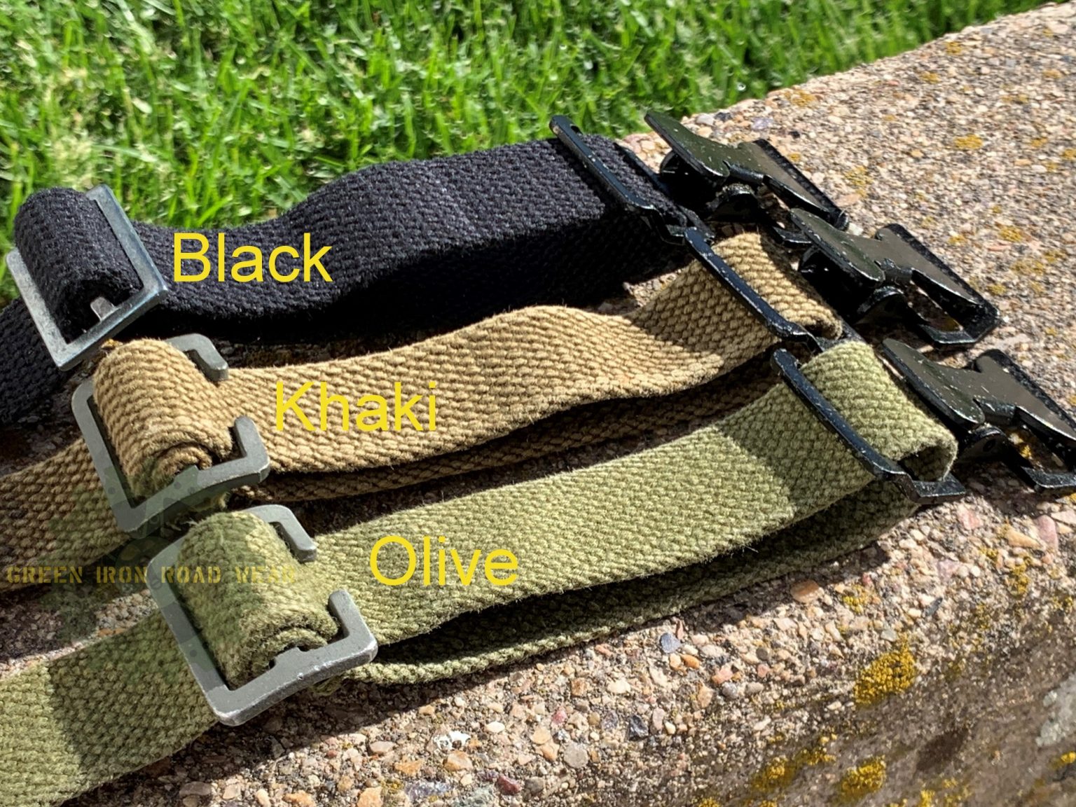 Bandolier Belt Keeper Strap | Green Iron Road Wear