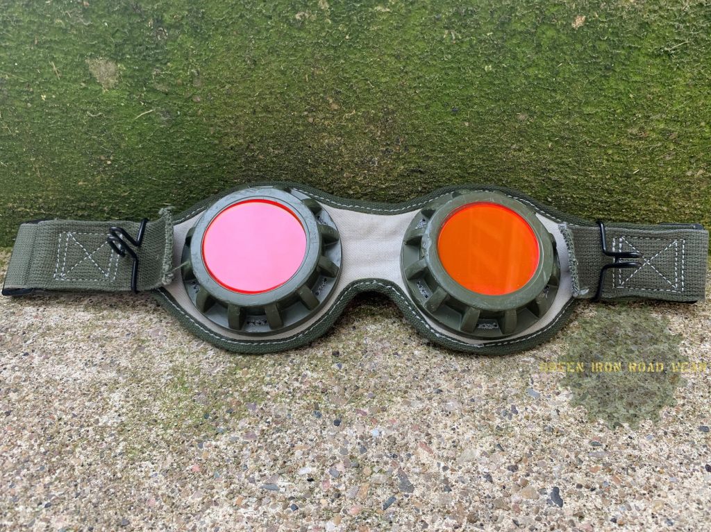 Road Burn Visors, Costume Goggles (Alpha_Version) | Green Iron Road Wear