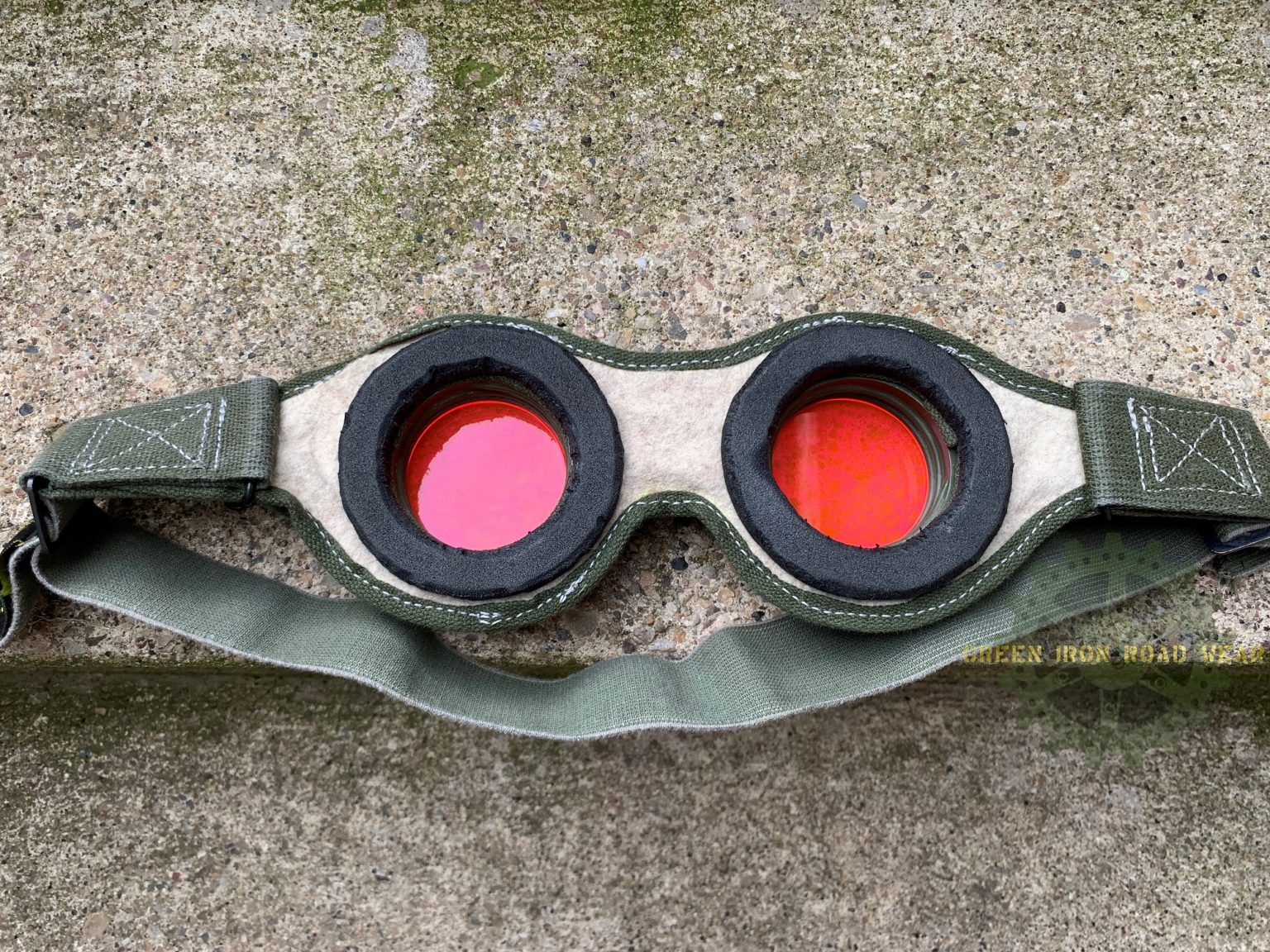 Road Burn Visors, Costume Goggles (Alpha_Version) | Green Iron Road Wear