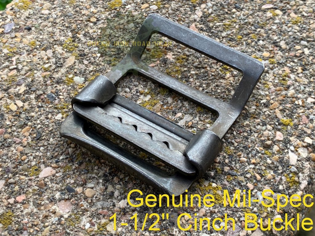1-1/2″ (38mm) Steel Cinch Lock Buckle, qty 5 | Green Iron Road Wear