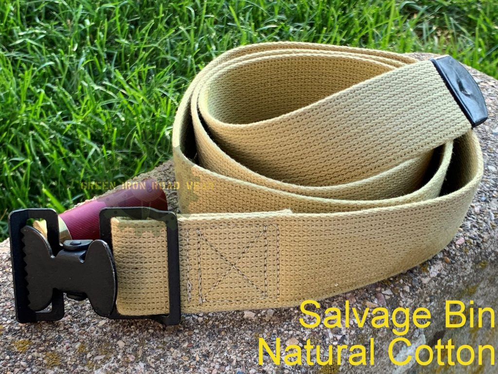 Salvage Bin: Military Jerry Can Mount Straps | Green Iron Road Wear