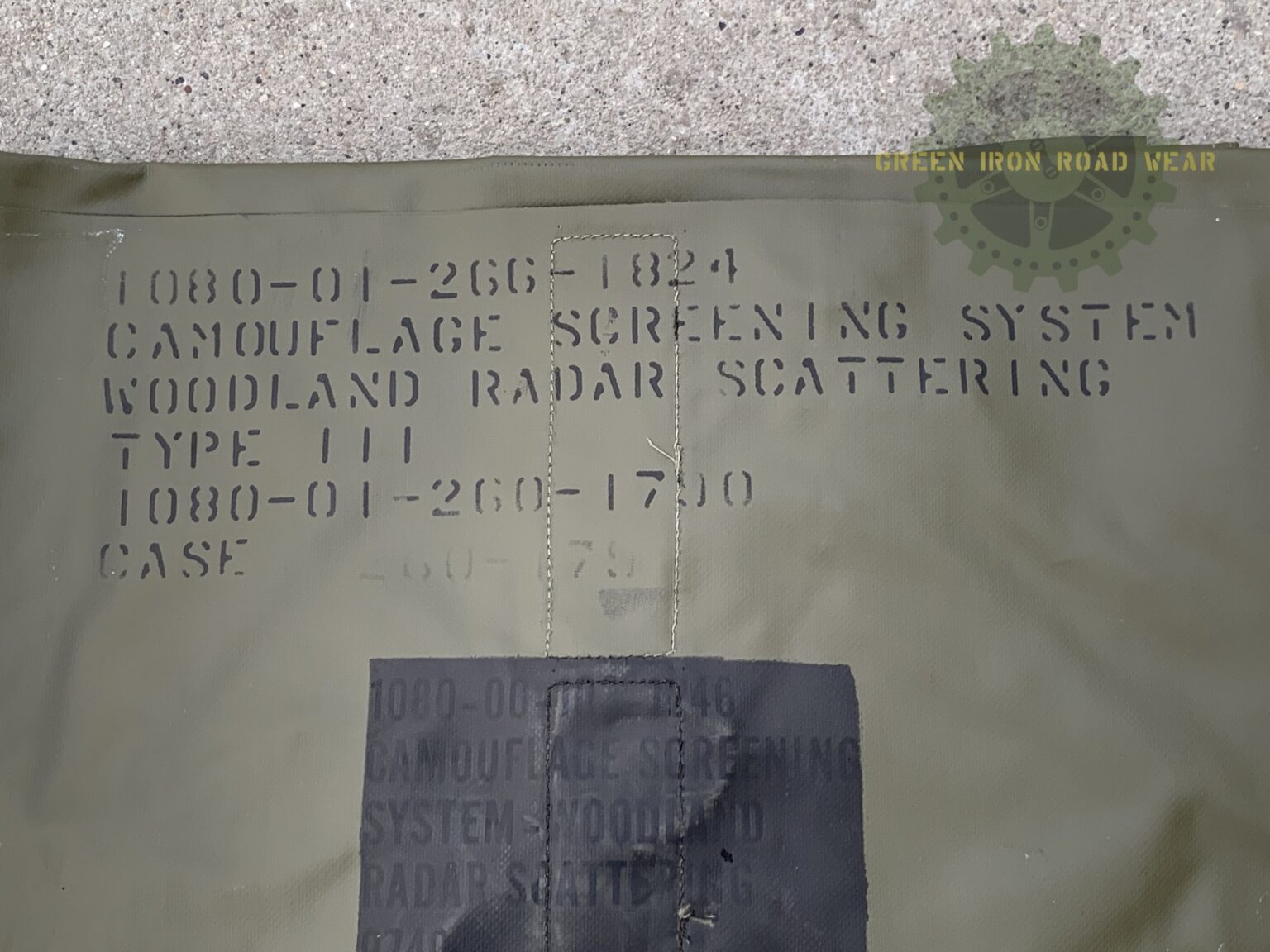 NOS Camouflage Screening System Transport Case, Camo Net Bag, Radar ...