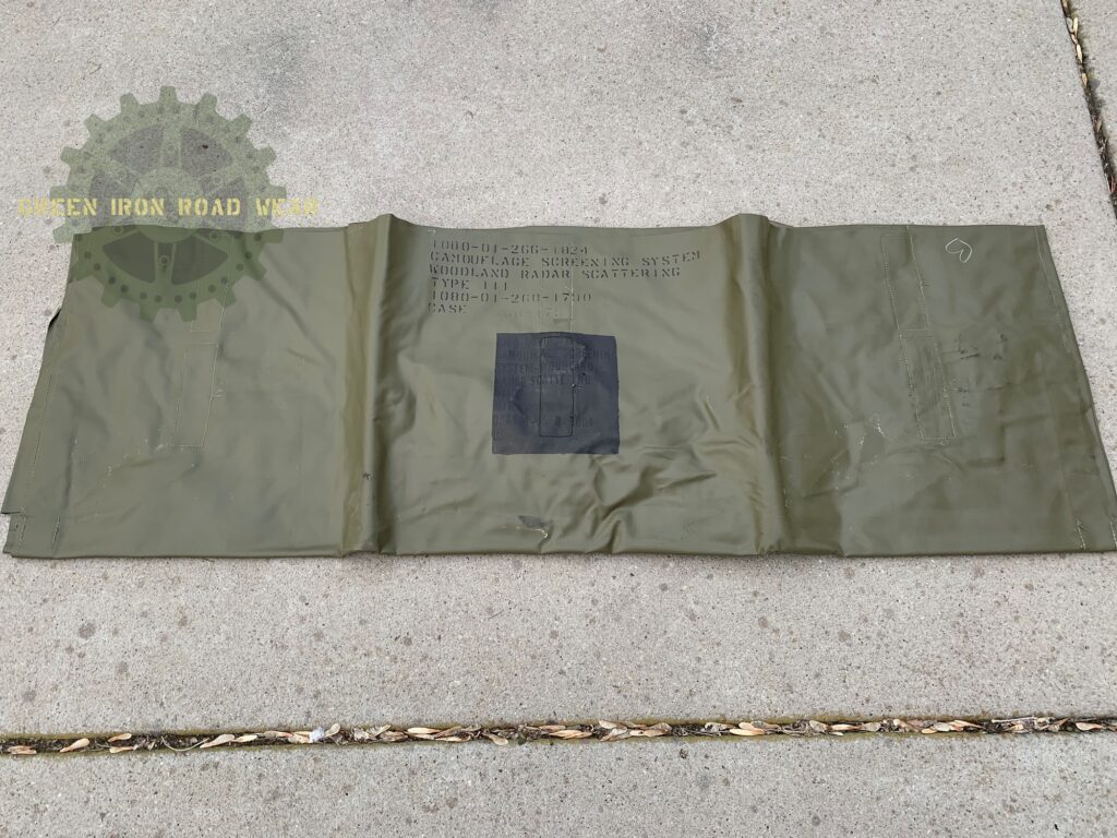 NOS Camouflage Screening System Transport Case, Camo Net Bag, Radar ...