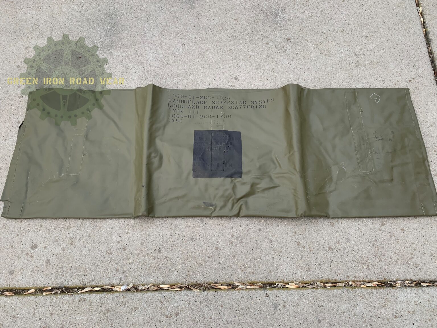 NOS Camouflage Screening System Transport Case, Camo Net Bag, Radar ...