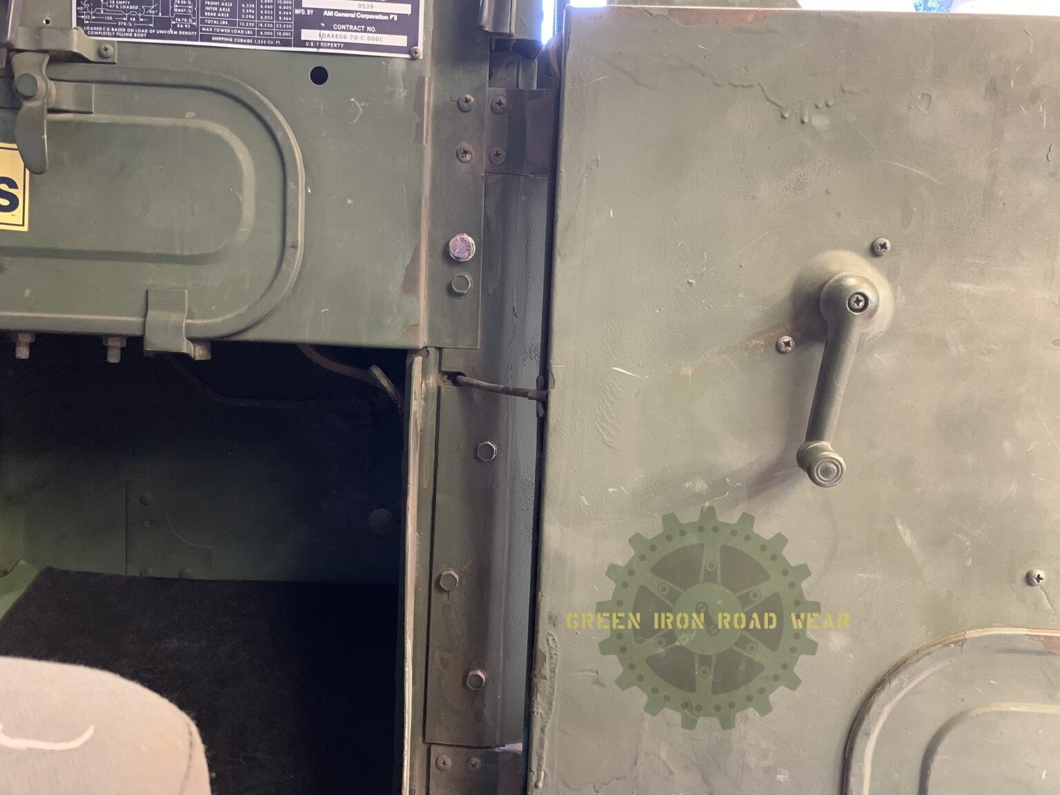 NOS Passenger Door Leg Mounting Bracket M66 Gun Ring Mount, Military ...