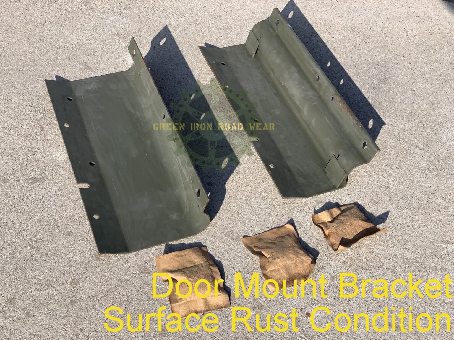 NOS Passenger Door Leg Mounting Bracket M66 Gun Ring Mount, Military ...