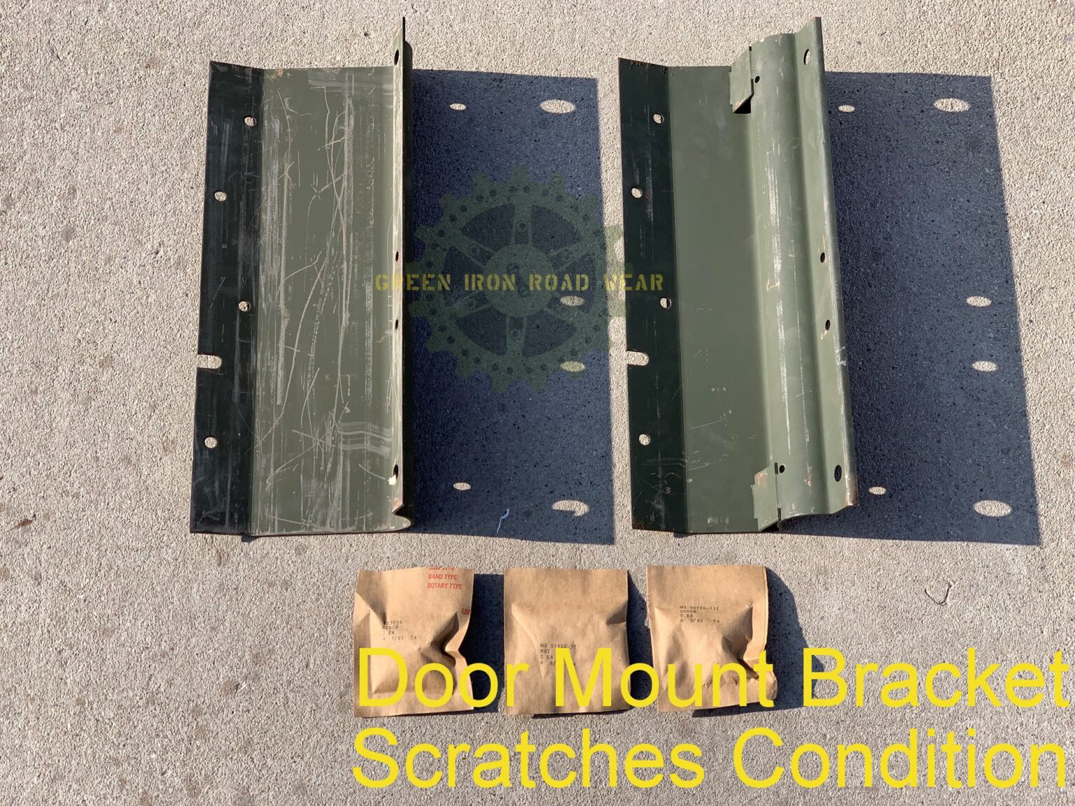 NOS Passenger Door Leg Mounting Bracket M66 Gun Ring Mount, Military ...