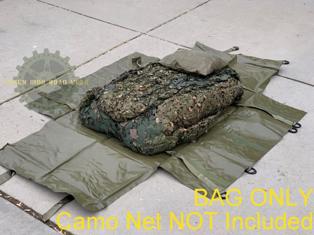 NOS Camouflage Screening System Transport Case, Camo Net Bag, Radar ...