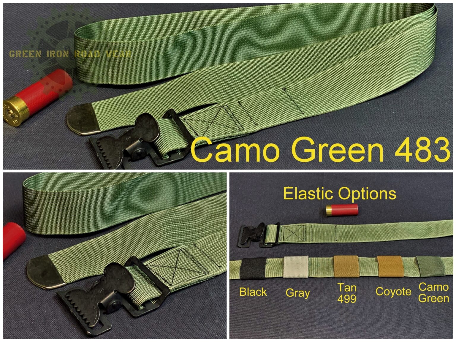 Military Jerry Can Mount Straps | Green Iron Road Wear