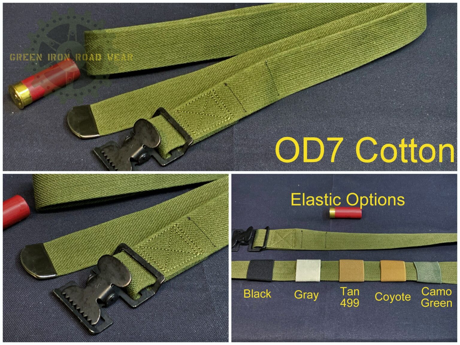 Military Jerry Can Mount Straps | Green Iron Road Wear